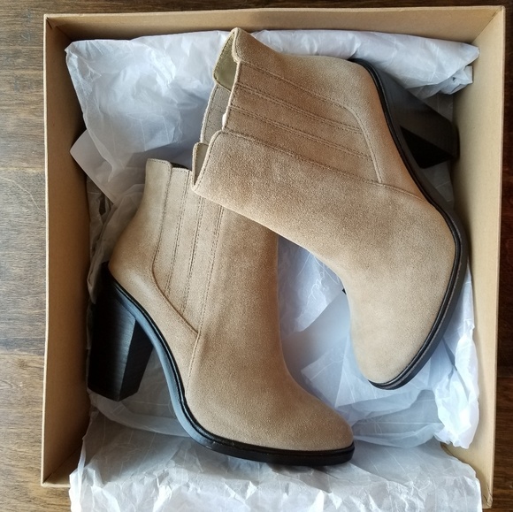 Joie | Shoes | Joie Size 37 Tan Suede Ankle Boots | Poshmark